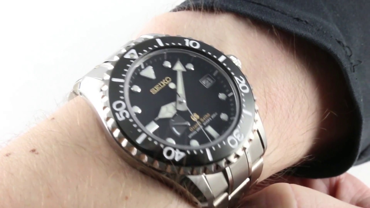 Grand Seiko Spring Drive Diver SBGA031G Luxury Watch Review - Mt. Watches