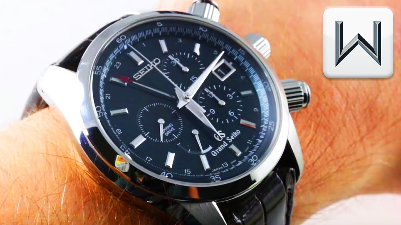 Grand Seiko Spring Drive (GREEN DIAL) GMT Chronograph SBGC007 Luxury ...
